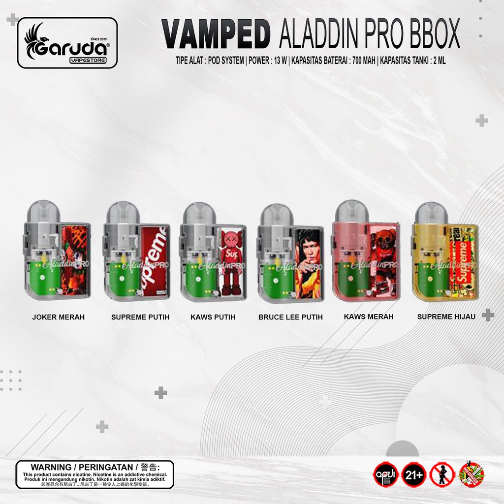 Jual Aladdin Pro Bbox Pod by Vamped 100% Authentic Indonesia|Shopee ...