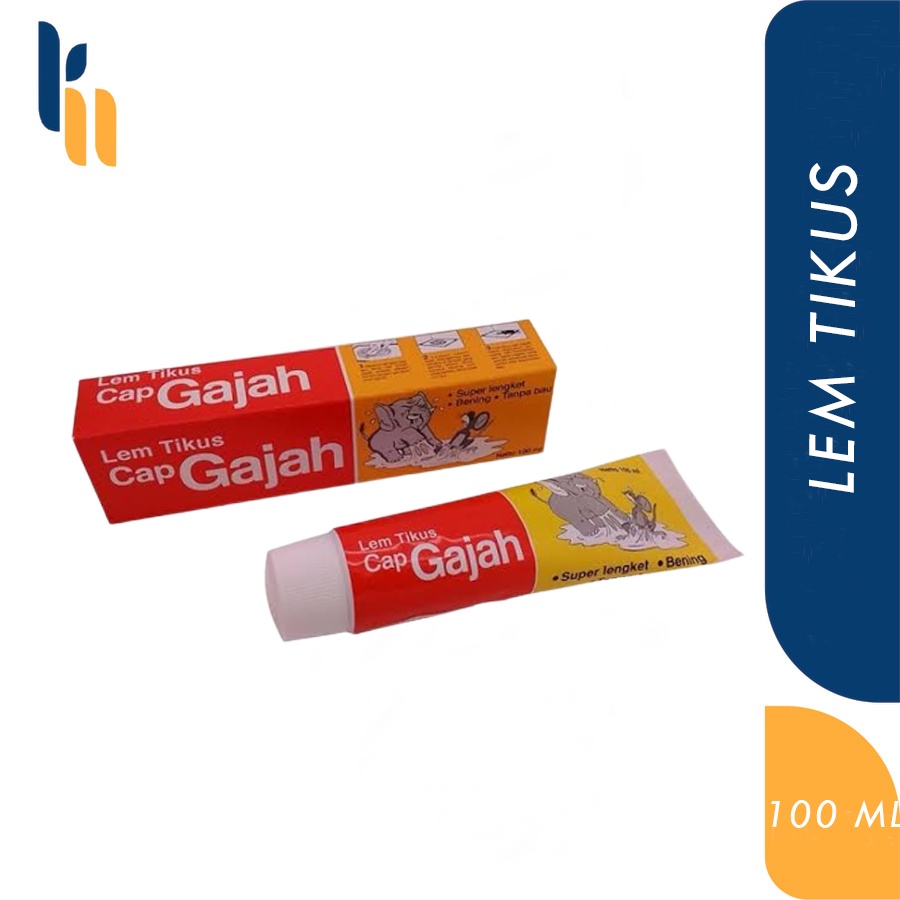 Jual Lem Tikus Cap Gajah Tube 100 Ml - Lem Tikus Gajah - Lem Tikus ...