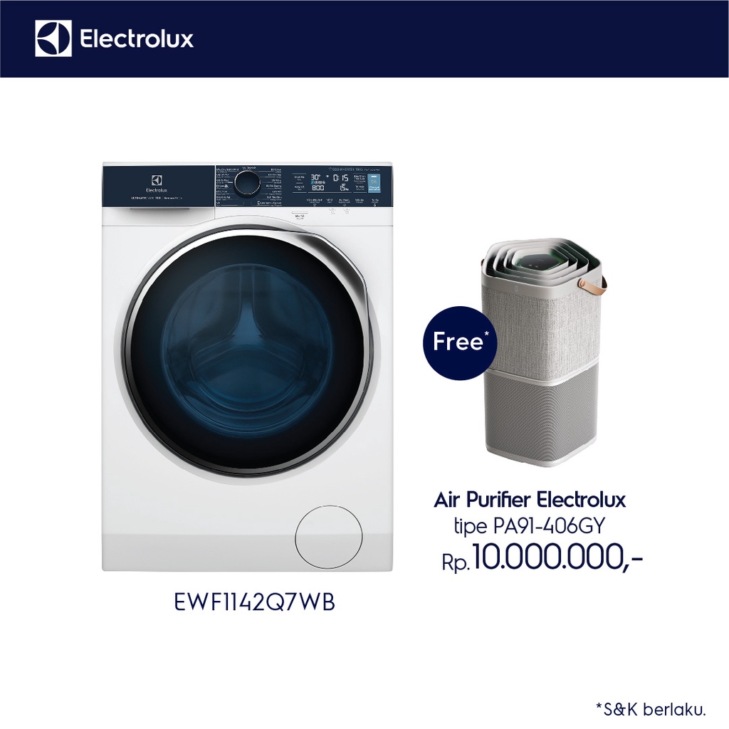Jual Mesin Cuci ELECTROLUX EWF1142Q7WB / EWF 1142Q7WB / EWF 1142 Q7WB ...