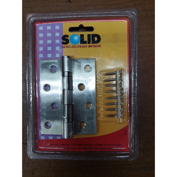 Jual engsel pintu stainless solid ek 17 4x3x2,5MM 2BB / engsel pintu ...