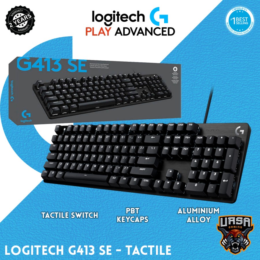 Jual Keyboard Logitech G413 SE | Mechanical Gaming Keyboard | Shopee ...