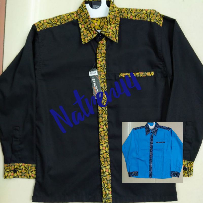 Jual Kemeja Promosi Baju PDH Model Batik Lengan Panjang | Shopee Indonesia