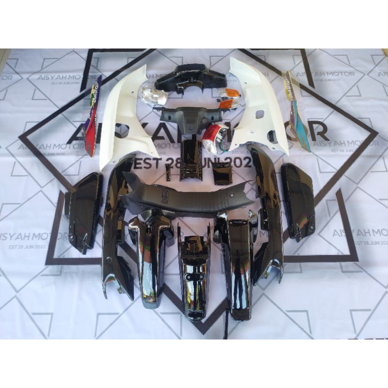 Jual Bodi Full Set Honda Astrea Grand Warna Putih | Shopee Indonesia