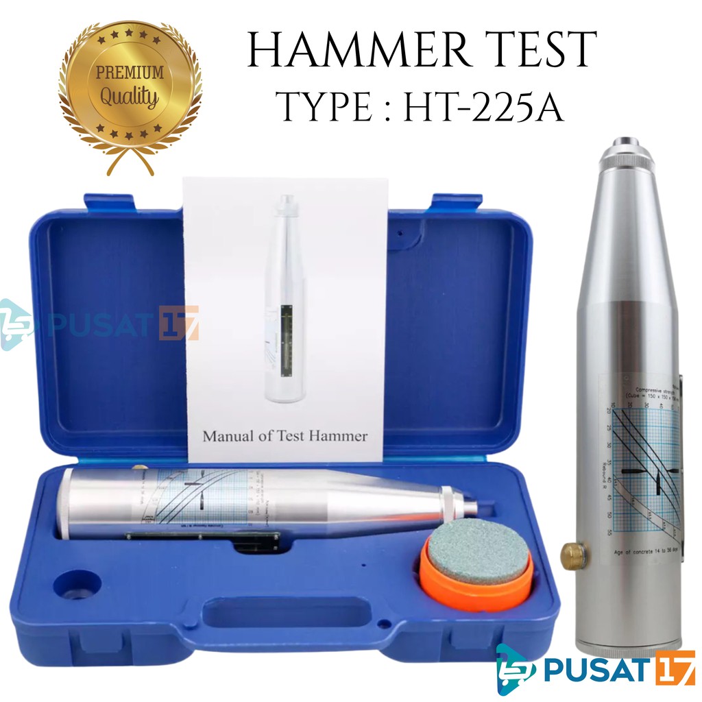 Jual HAMMER TEST HT-225A KUALITAS AKURAT / ALAT UJI KEKUATAN BETON ...