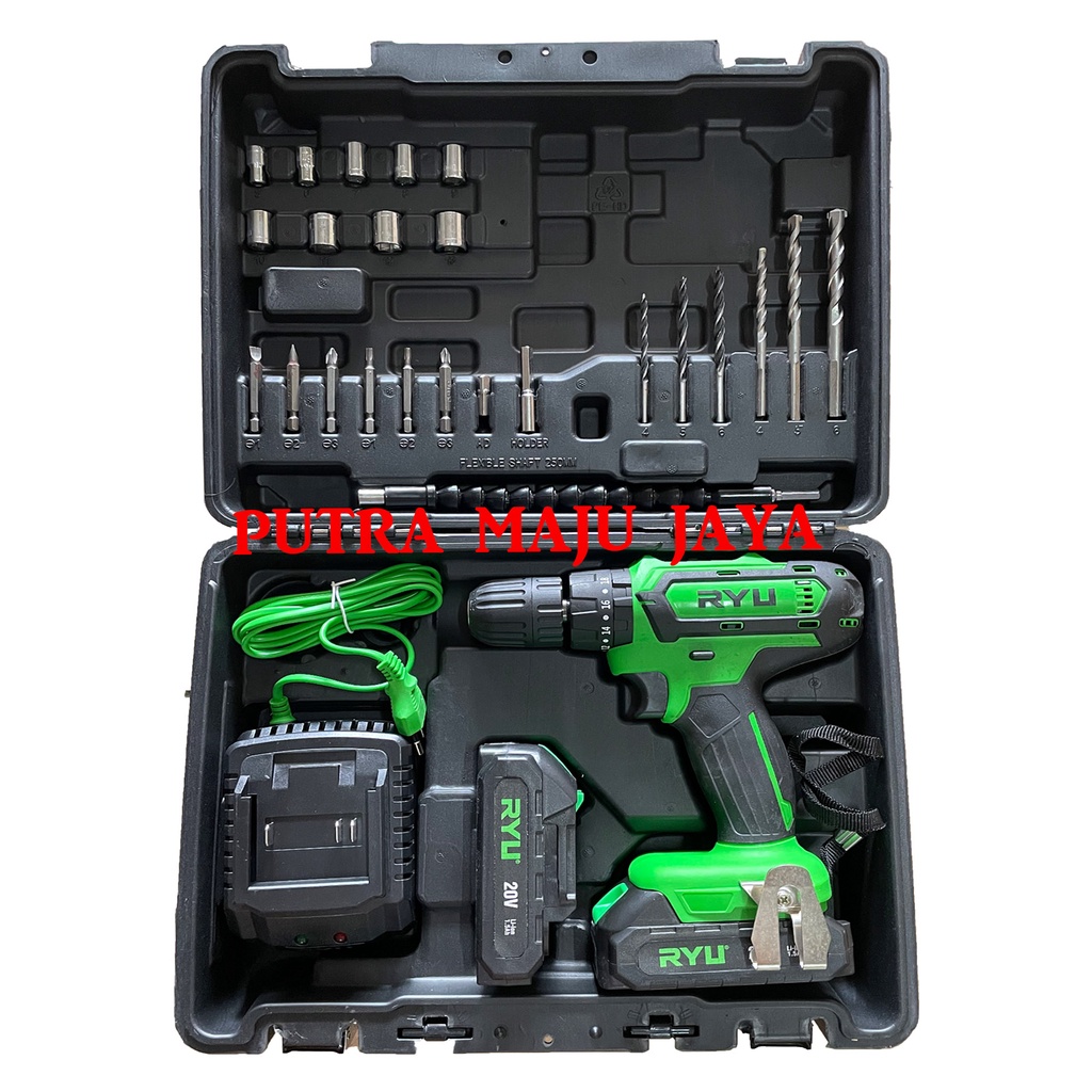 Jual Mesin Cordless Impact Drill RYU RCI20V Mesin Bor Batre Baterai RYU | Shopee Indonesia