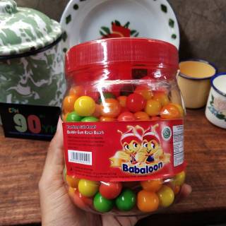 Jual PERMEN KARET BULAT Warna TOPLES Besar BABALOON.Mbang Gula Karet ...