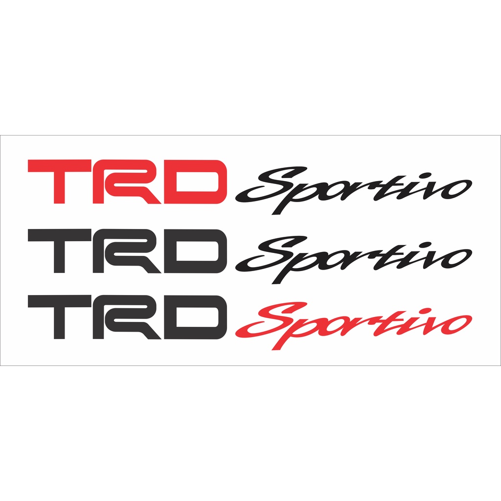 Jual Cutting stiker trd sportivo UNIVERSAL | Shopee Indonesia