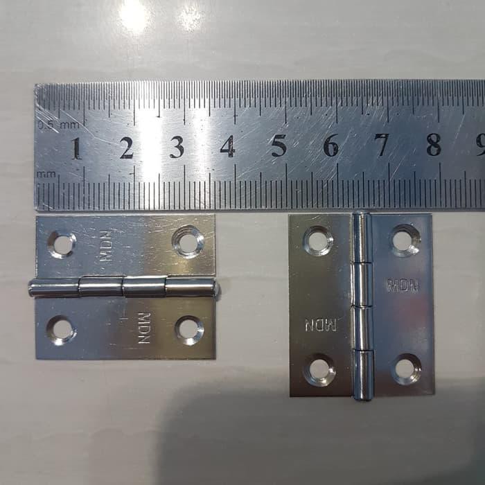 Jual Engsel Kupu Mini Kecil 1.5" STAINLESS Pintu Lemari Kayu Kotak Box ...