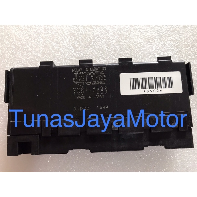 Jual FUSE BOX RELAY INTEGRATION YARIS VIOS ALTIS 82641-47020 ORIGINAL ...
