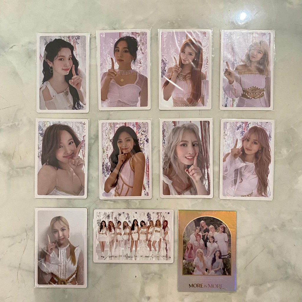Jual PHOTOCARD BENFIT TWICE MORE&MORE DAHYUN CHAEYONG TZUYU MINA JIHYO SANA MOMO JEONGYEON ...