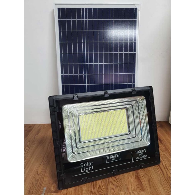 Jual lampu sorot solar panel 1000 watt 1000w lampu sorot 1000w panel ...