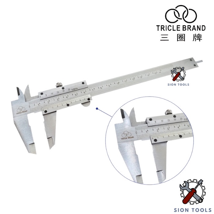 Jual TRICLE JANGKA SORONG SIGMAT SKETMAT VERNIER CALIPER 6 INCH 150 MM | Shopee Indonesia