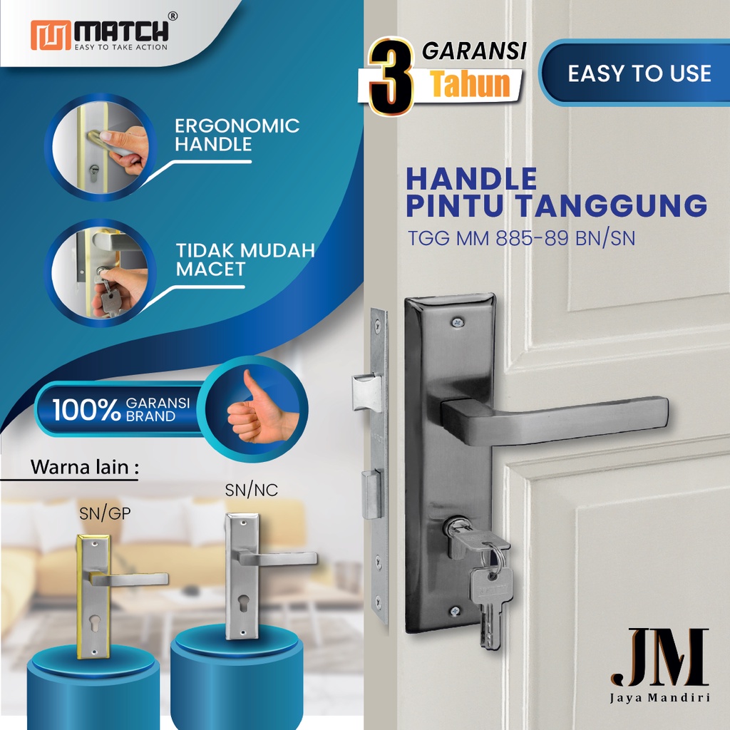 Jual Match Kunci Pintu satu set paket komplit ukuran tanggung kunci ...