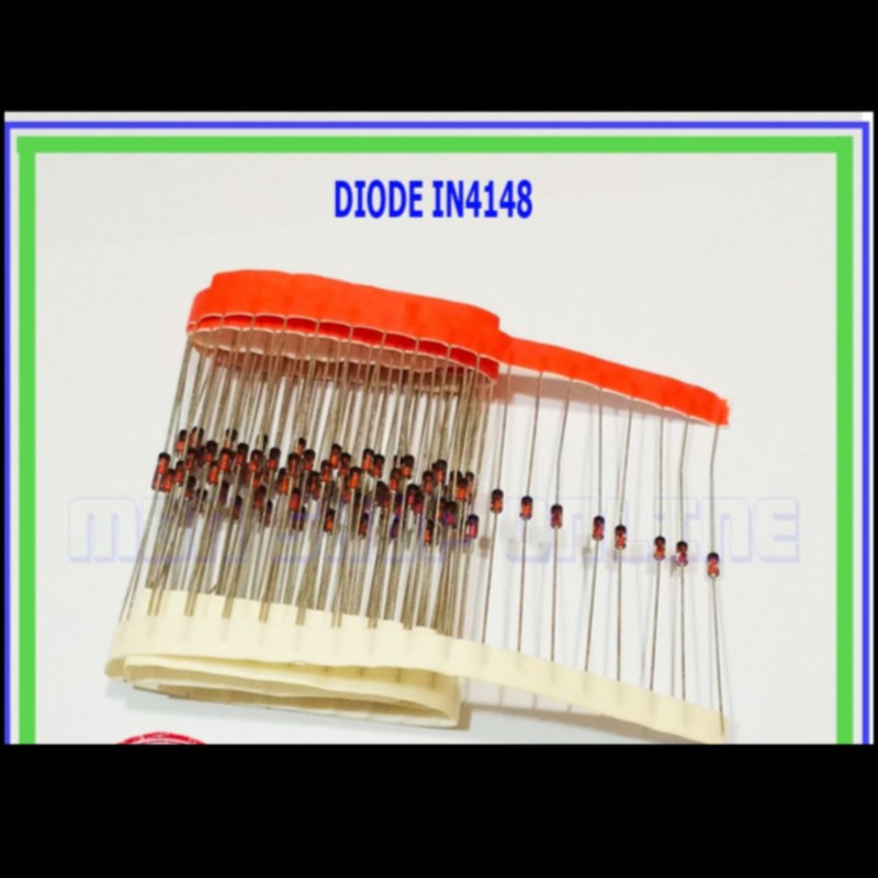 Jual dioda IN4148 dioda frekuensi dioda IN 4148 dioda 4148 1N4148 | Shopee Indonesia