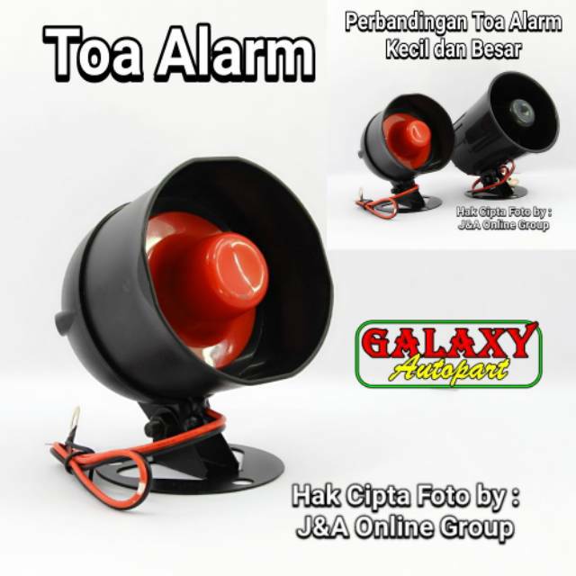 Jual Toa Alarm / Sirine Alarm Kecil Indonesia|Shopee Indonesia