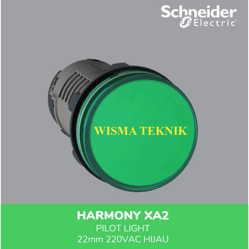 Jual Pilot Lamp 220 Vac Green Schneider XA2EVM3LC | Shopee Indonesia