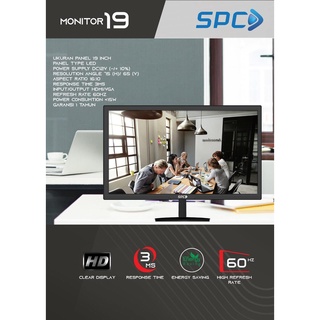 Jual MONITOR LED SPC 19" SM19HD VGA HDMI NEW | Shopee Indonesia
