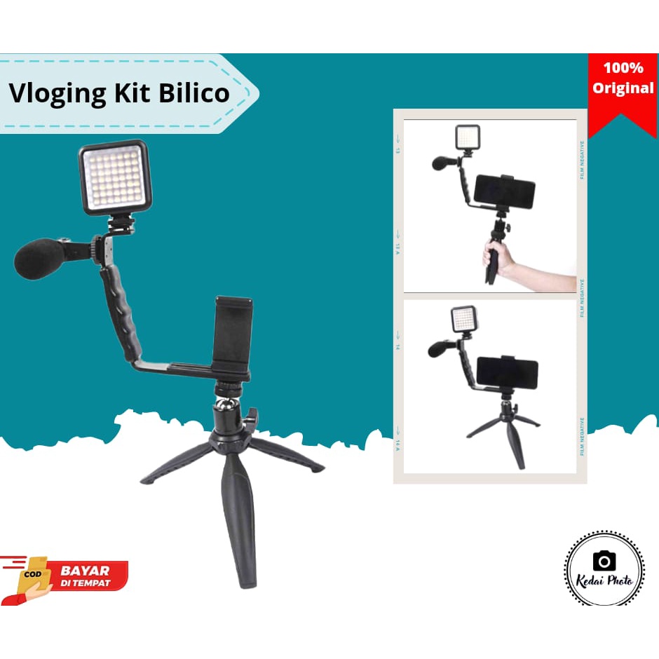 Jual VLOGING KIT SET BILICO (Paket Vlog / Live ) | Shopee Indonesia