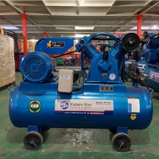 Jual Kompresor Udara / Air Compressor 5HP 2 Piston Merk Future Star 200 ...