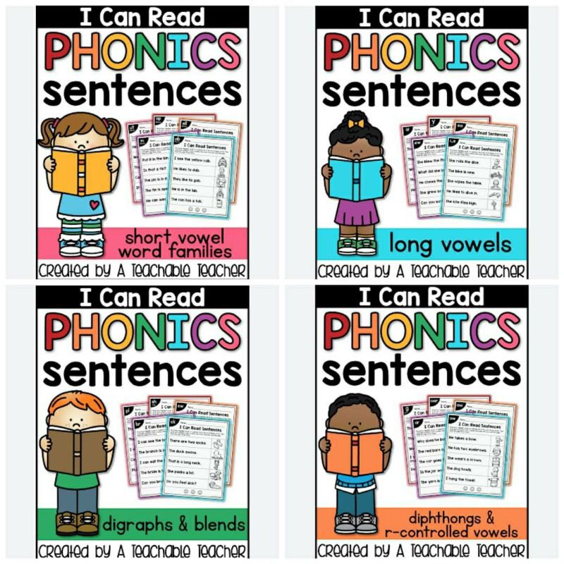Jual Paket I Can Read Phonics Sentences & All in One Reading Passages ...