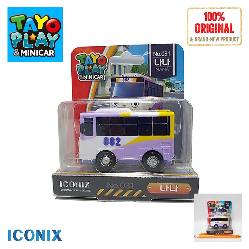 Jual Iconix Tayo The Little Bus Play Minicar Nana Korean Toys Animation ...