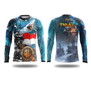 Jual Kaos Baju Jersey Angkatan Laut Jersey Fullprint Custom All size Lengan Panjang | Shopee ...