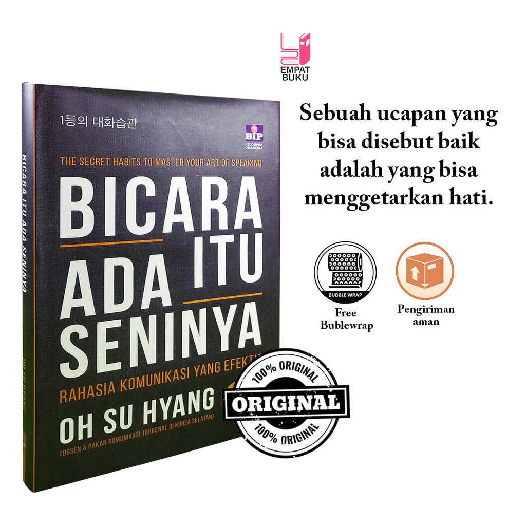 Jual Buku Motivasi Bicara Itu Ada Seninya | Shopee Indonesia