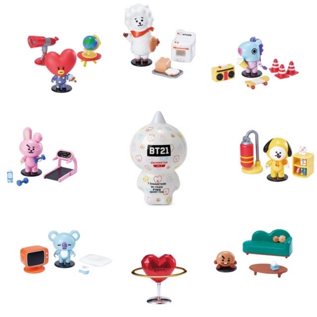 Jual BT21 FIGURES VOLUME 1 and 2 BLIND PACK ORIGINAL Mainan Koleksi ...