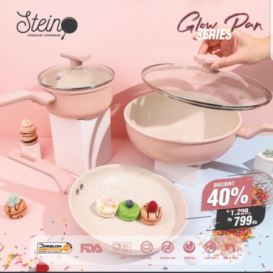 Stein Cookware - Paket Glow Pan Series by Steincookware | Shopee Indonesia