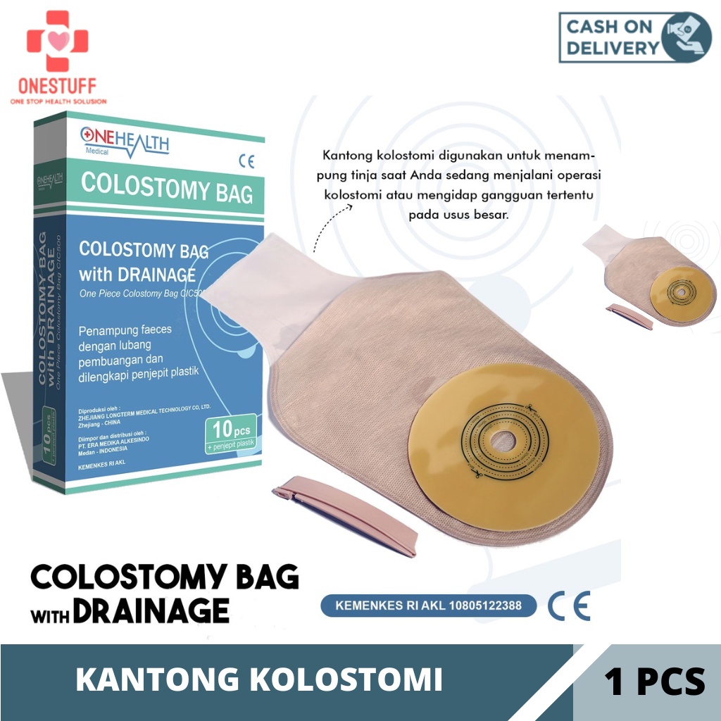 Jual Colostomy Onehealth Bag Kantong Kolostomi Dewasa Anak Bayi Stoma ...