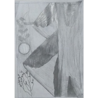 Jual Lukisan Arsiran Tangan Pensil Pemandangan | Shopee Indonesia