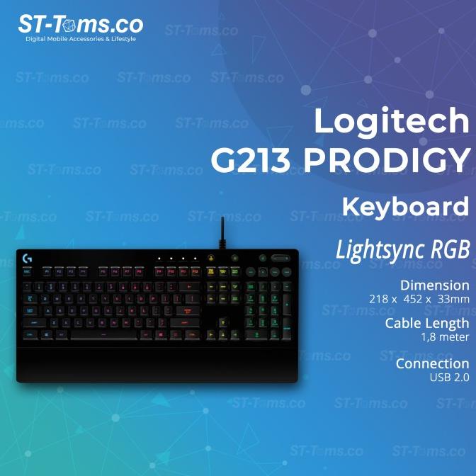 Jual Logitech G213 Prodigy Rgb Gaming Keyboard Shopee Indonesia