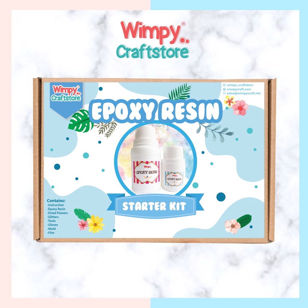 Jual PAKET EPOXY RESIN KIT Home Activity CRAFT KIT DIY KIT Bahan Resin ...