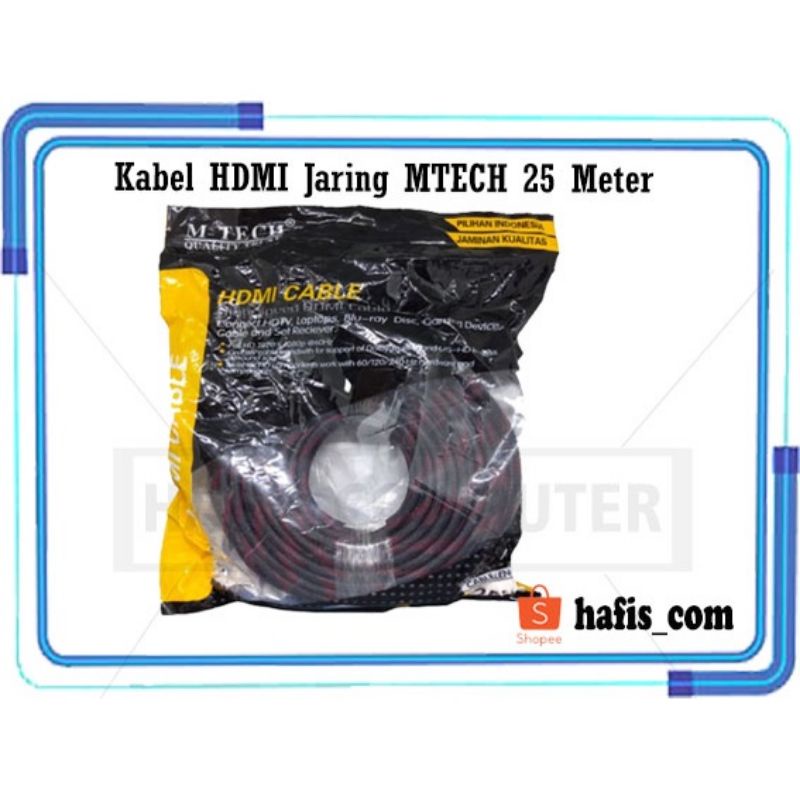 Jual Kabel HDMI Jaring 15M/ 20M/ 25M MTECH | Shopee Indonesia