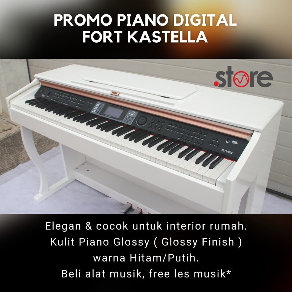 Jual Piano Digital Fort Kastela Kastella Glossy Finish ( Mengkilap ...