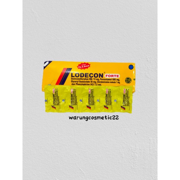 Jual lodecon Forte 1 strip 10 kaplet Indonesia|Shopee Indonesia