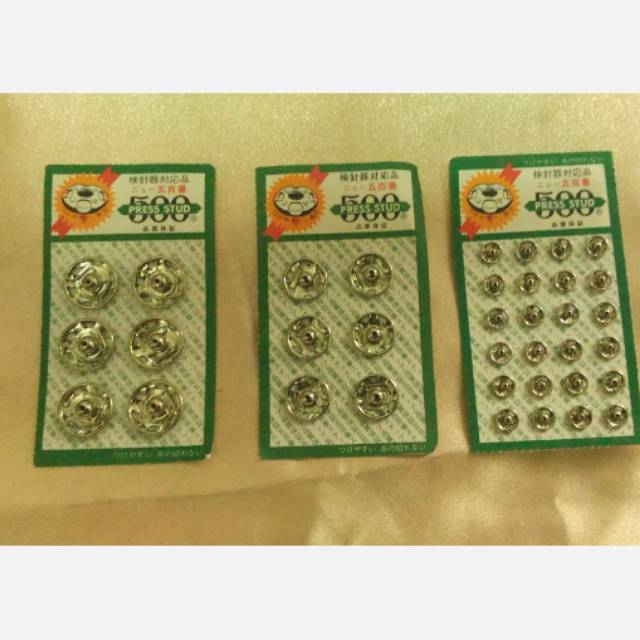 Jual Kancing Klepet / Snap Anti Karat Murah (Silver dan Black) | Shopee ...