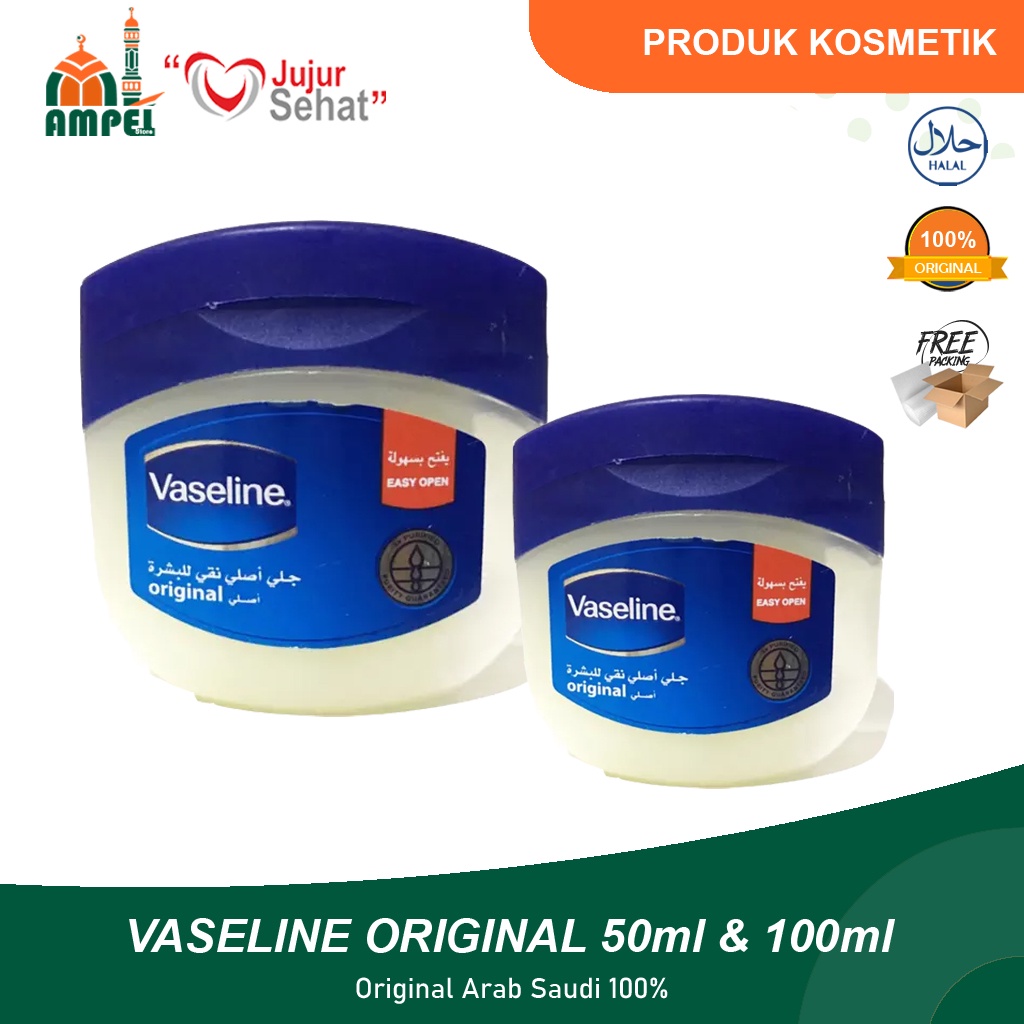 Jual Vaseline Asli Arab 50ml & 100ml Krim Pelembab & Pelindung dari UV ...