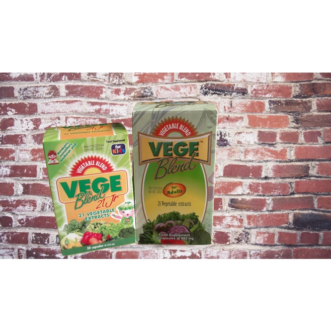 Jual VEGEBLEND VEGETA BLEND 21 EKSTRAK SAYURAN 1 BOX ISI 30 KAPSUL ...