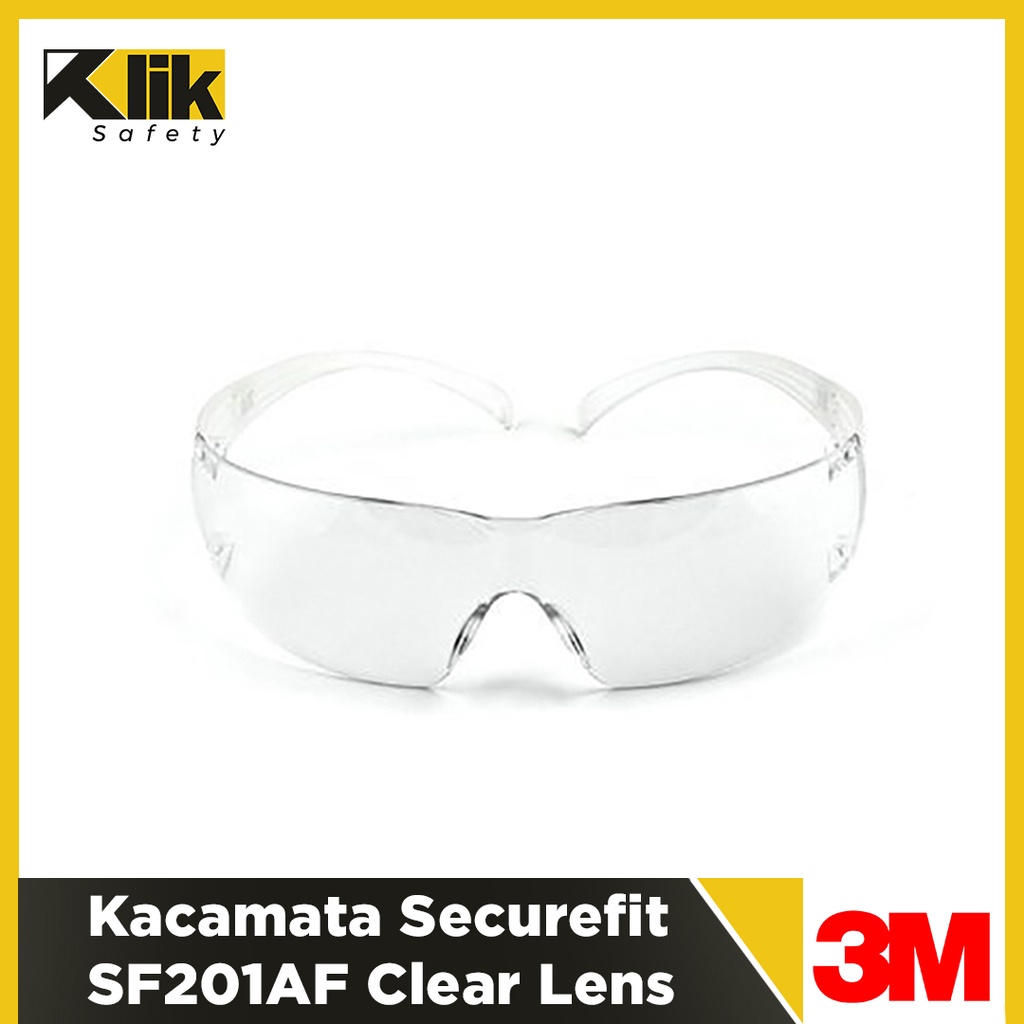 Jual 3M Kacamata Safety Securefit SF201AF Clear Lens Original | Shopee Indonesia