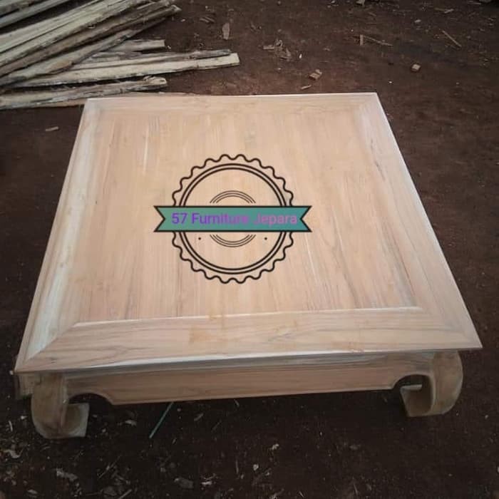Jual Meja tamu kotak jati mentahan - meja kopi lesehan model simpel ...