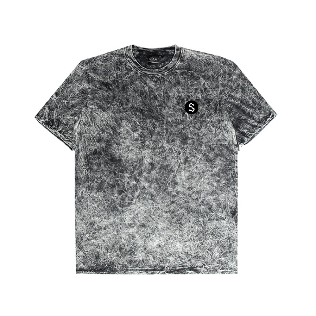 Jual Seka Basics - Tshirt Washing Black Groove Exclusive Logo | Shopee ...