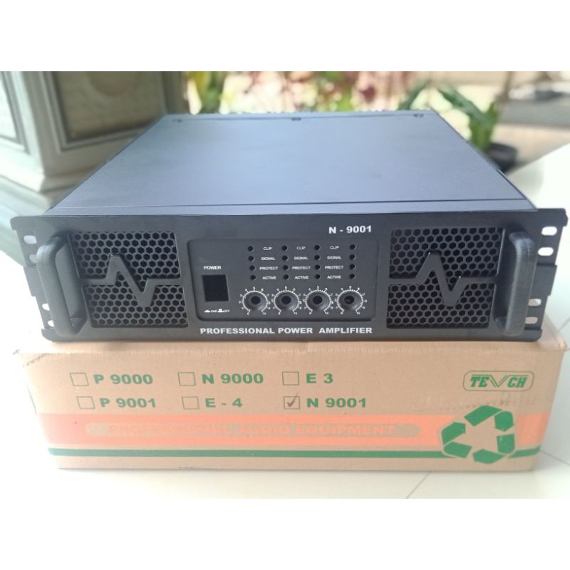 Jual Bok power amplifier N9001 4 Chanel 4 Ch Box power ukuran 3U bok power amplifier 4ch bahan ...