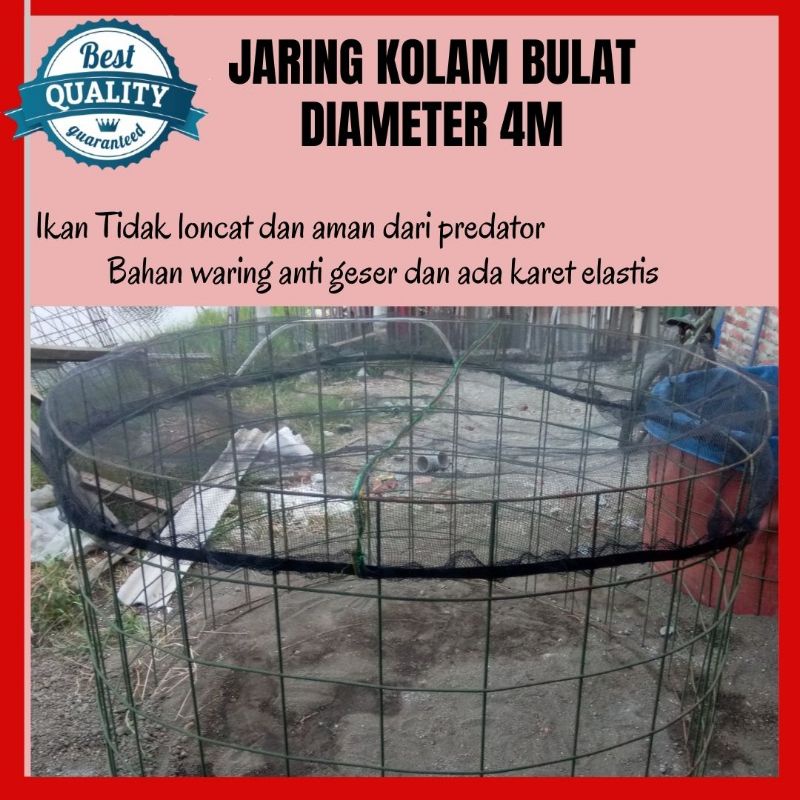 Jual jaring penutup kolam bulat diameter 4m/waring penutup kolam bulat ... Jual jaring penutup kolam bulat diameter 4m/waring penutup kolam bulat ...