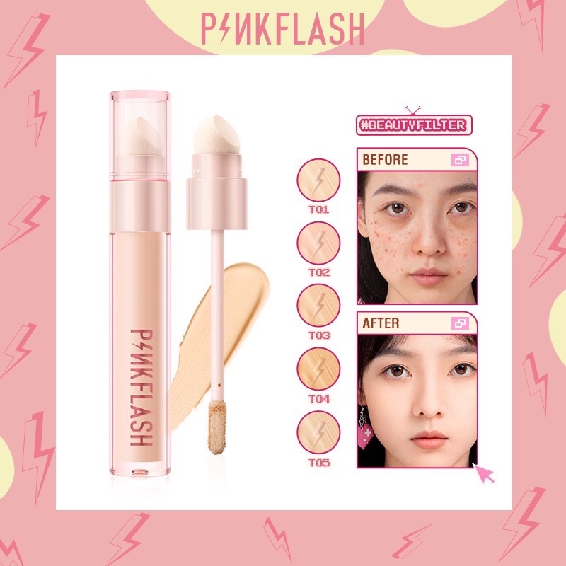 Jual PINKFLASH Lasting Matte Concealer | Shopee Indonesia