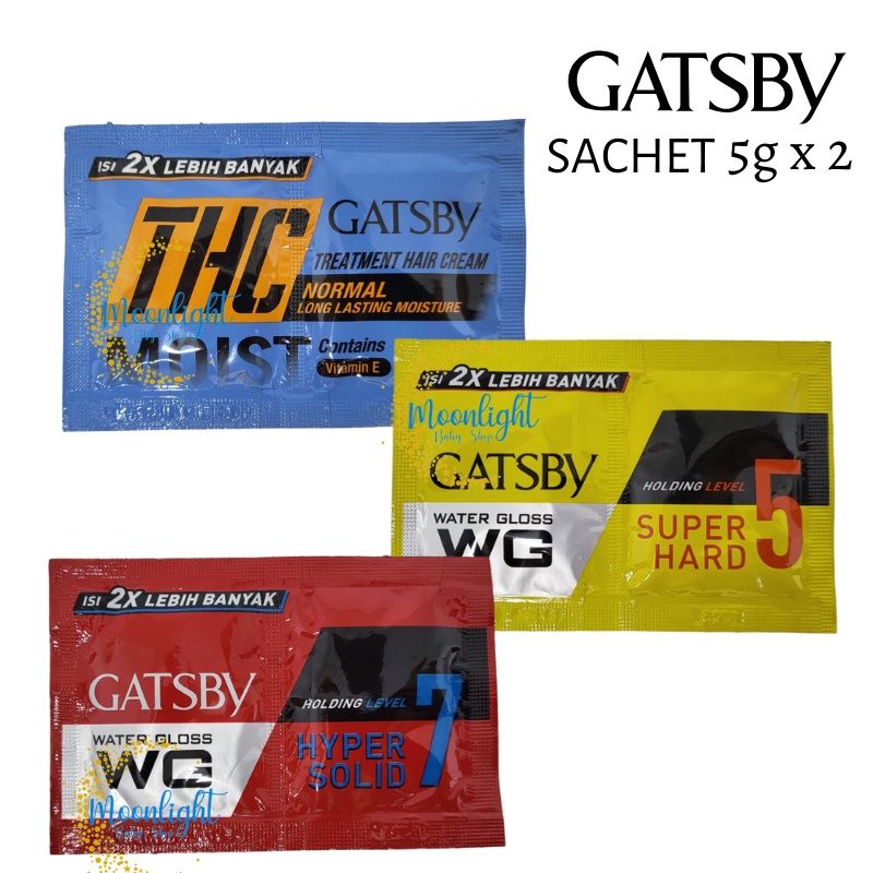 Jual GATSBY Sachet Gel Rambut Styling Wax Treatment Hair Cream Water ...