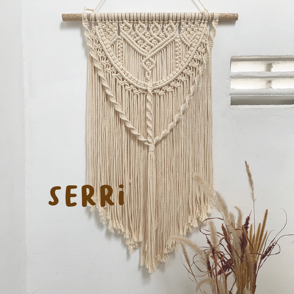 Jual Macrame Wall Hanging Rustic Decor Pajangan Dekorasi Makrame ...
