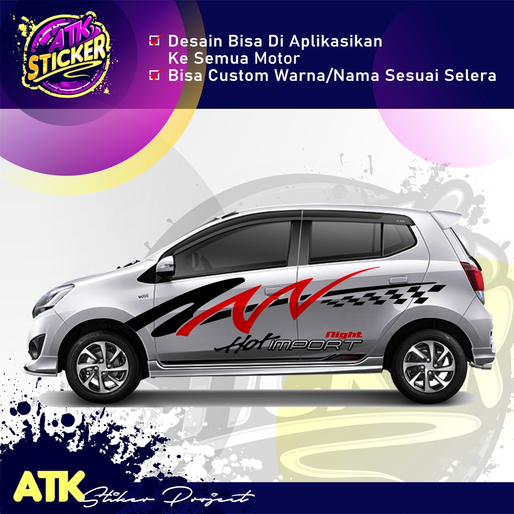 Jual Stiker Strip Xpander Sticker Strip Modifikasi 7 Warna Modifikasi ...