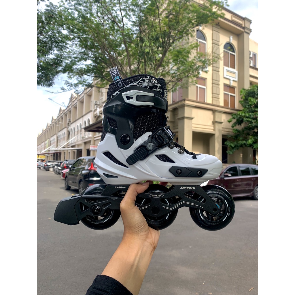 Jual Sepatu Roda Inlineskate Micro Infinite 3 Wheel White | Shopee ...