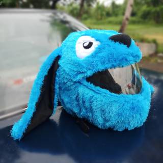 Jual Sarung Helm Boneka Stitch Telinga Hitam | Shopee Indonesia